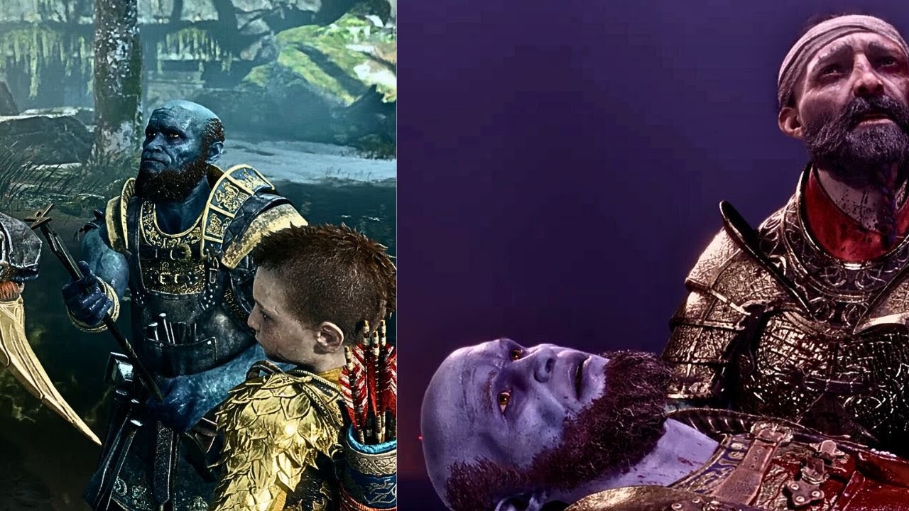 God of War Ragnarök vs God of War 2018 - Brok First And Last Death ...