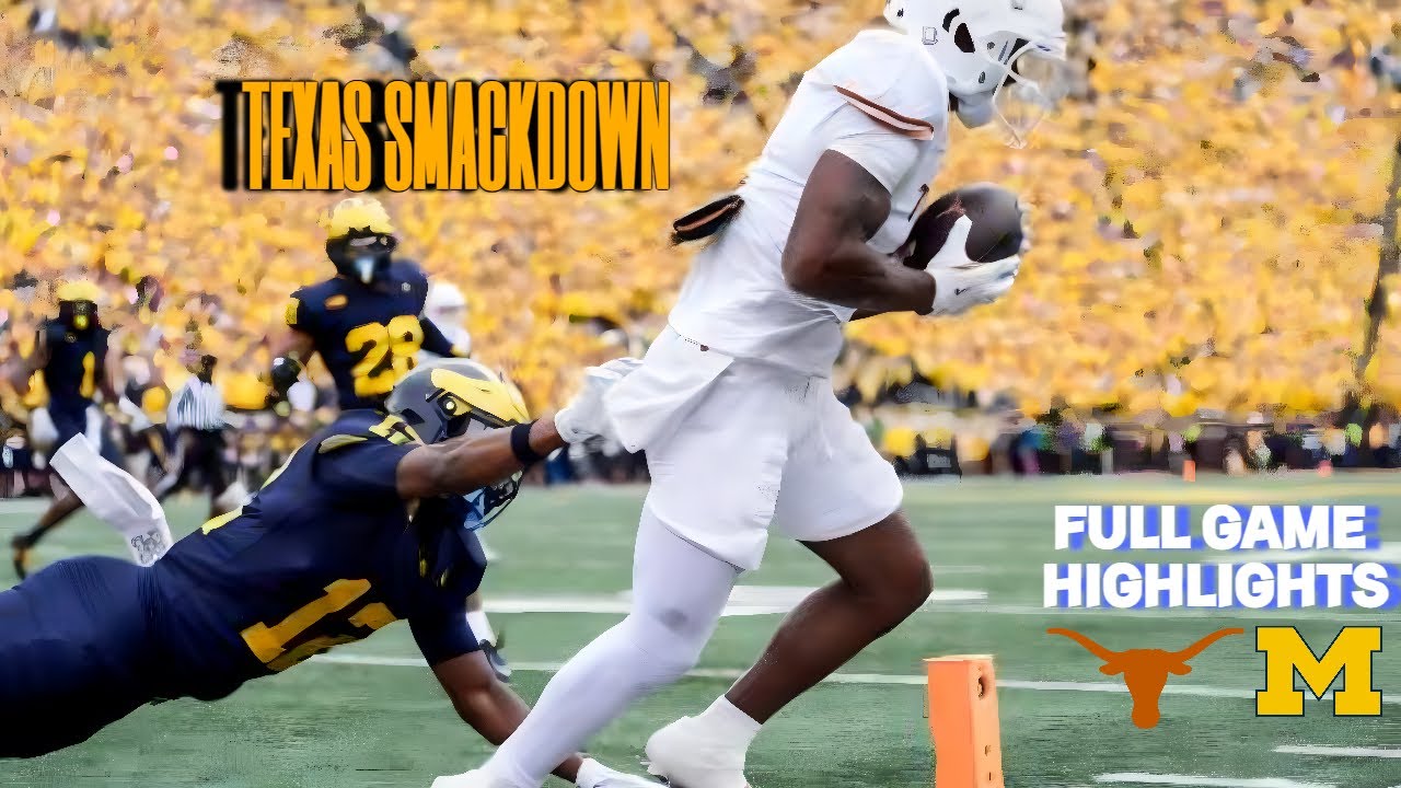 Texas SMACKDOWN Victory Over Michigan! | College Football Highlights ...