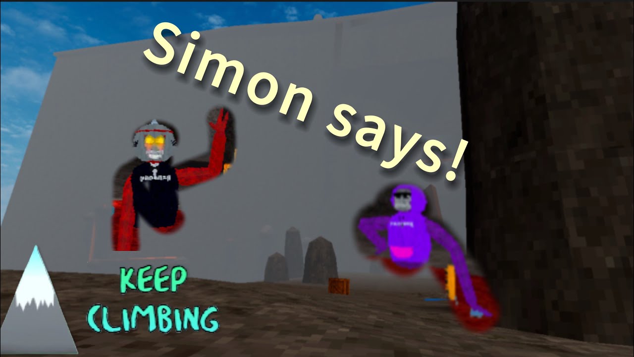 PLAYING SIMON SAYS IN KEEP CLIMBING! #keepclimbing - YouTube