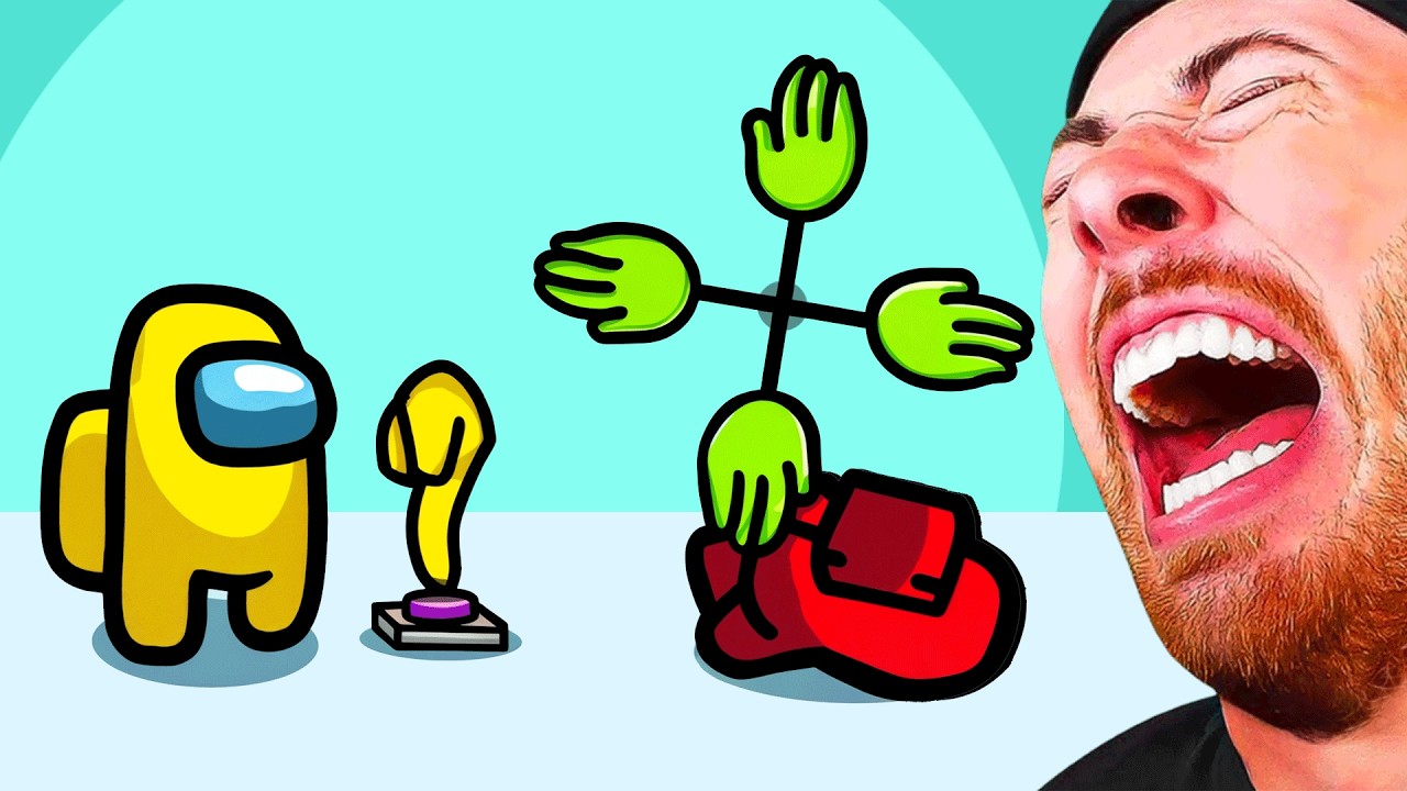 FUNNIEST AMONG US SLAP ANIMATIONS (You Will LAUGH) - YouTube