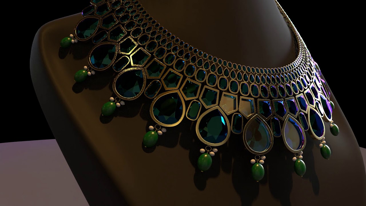 jewellery design in Maya - YouTube