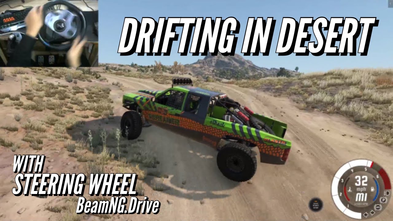 Learning Drifting in BeamNG.Drive with Steering wheel || Beamng drive ...