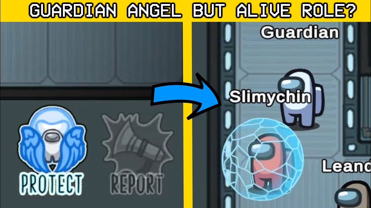 What if Guardian Angel was Alive in Among Us - Among Us New Roles ...