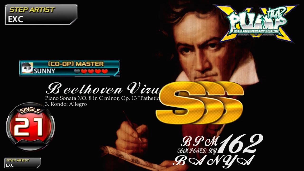 [PIU XX] SUNNY - Beethoven Virus S21 SSS(All Perfetct) - YouTube