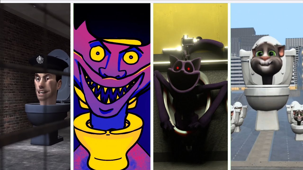 Skibidi Toilet Mega Battle Multiverse #31 Skibidi Police vs Huggy ...