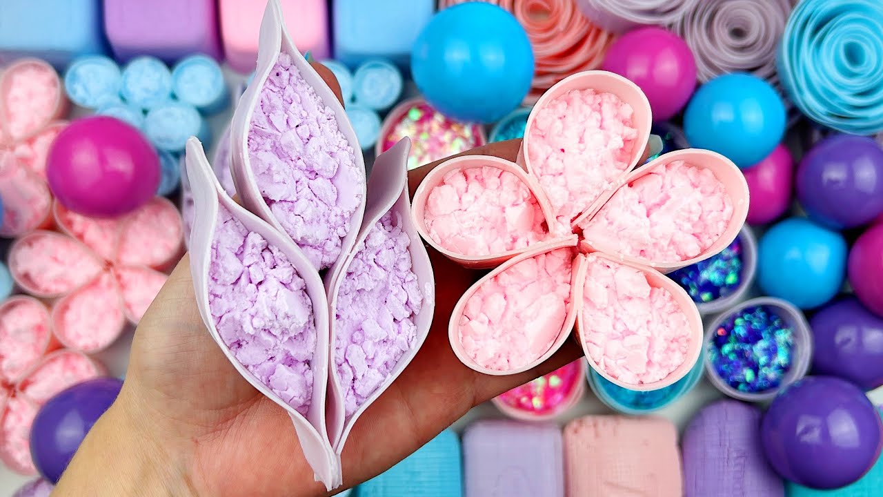 CANDY BAR★Clay cracking★Soap boxes with glitter★Baking soda★Cutting ...