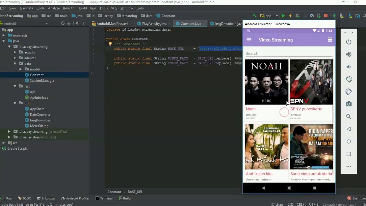 Codeigniter Rest Api Codeigniter Dengan Android Part 3 Youtube 3982