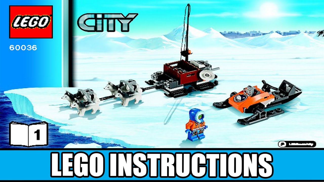 LEGO Instructions | City | 60036 | Arctic Base Camp (Book 1) - YouTube