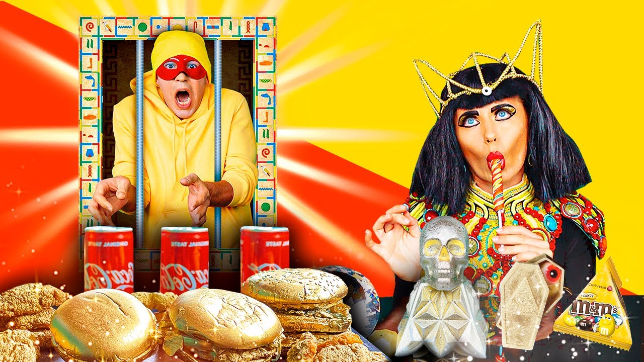 O famoso quadro de Cleopatra Mukbang Challenge I LOLA Português - YouTube