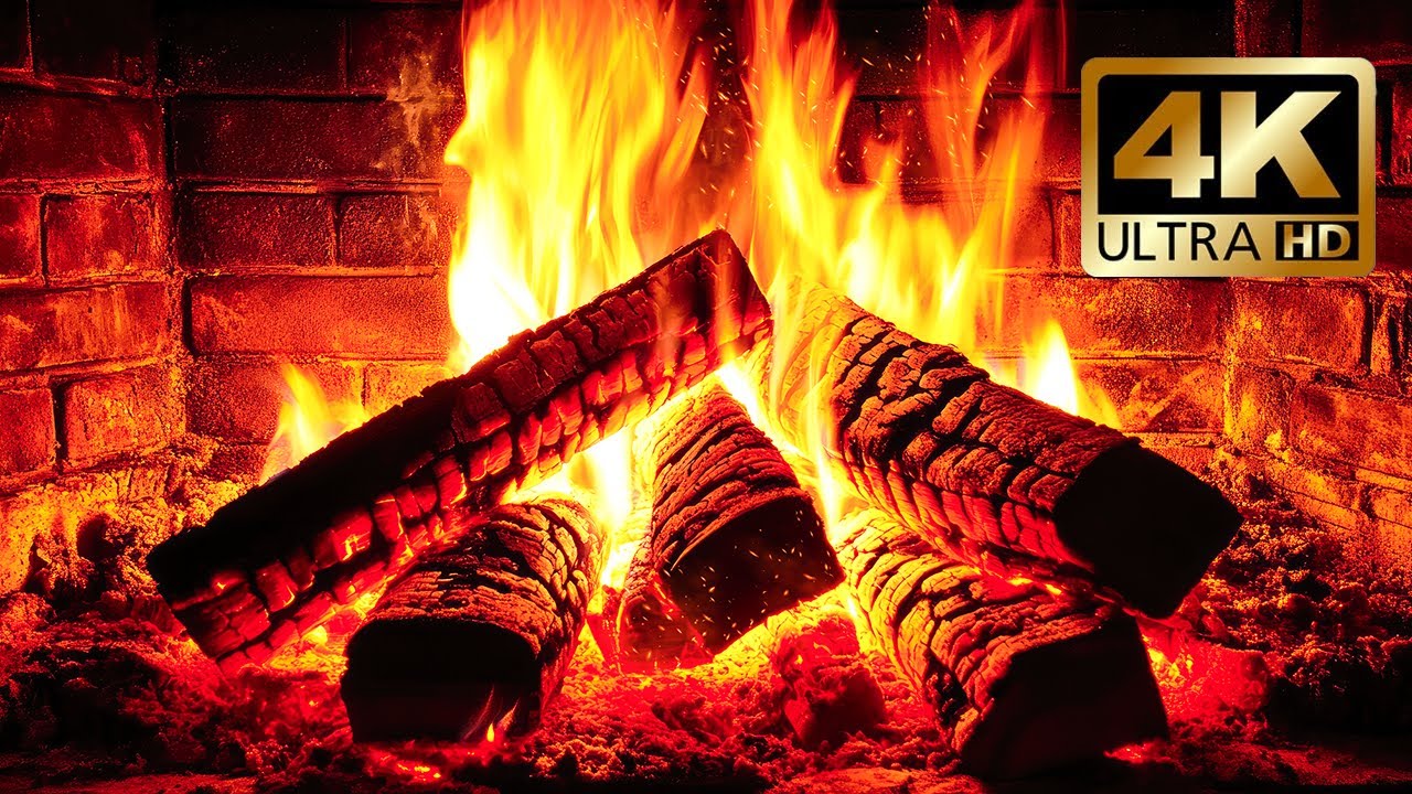 🔥 Cozy Fireplace Ambiance with Soft Crackling Fire Sounds for ...