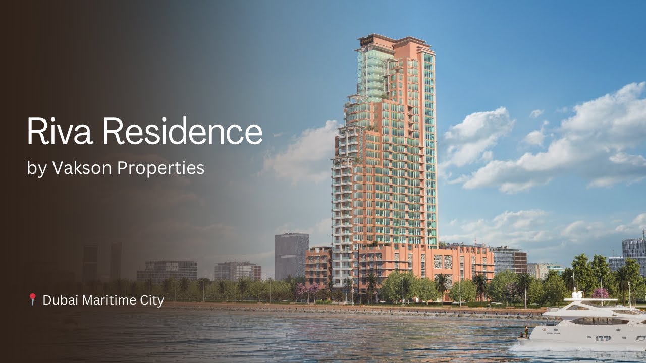 Riva Residence by Vakson Properties | Dubai Maritime City - YouTube