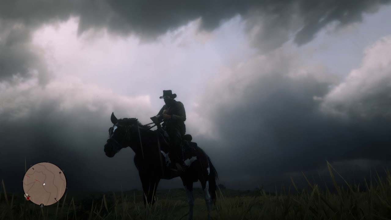 Red Dead Redemption 2 epic thunderstorm - YouTube