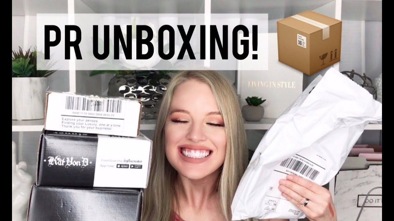 PR Haul Unboxing | Stuff Small YouTubers Get For Free - YouTube