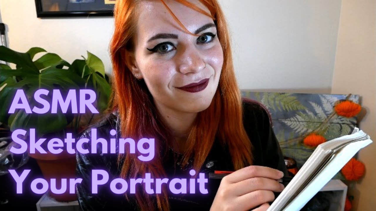 ASMR Sketching Your Portrait | Soft Spoken Personal Attention RP - YouTube