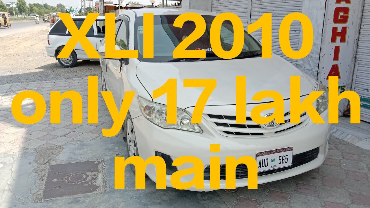 Toyota Xli for sale in Pakistan,model 2010 - YouTube