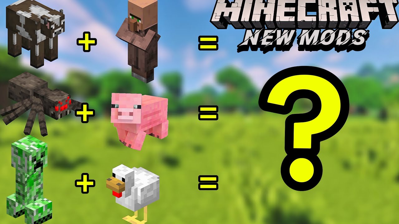 New mod in Minecraft | creeper and chicken more | mods change Minecraft ...