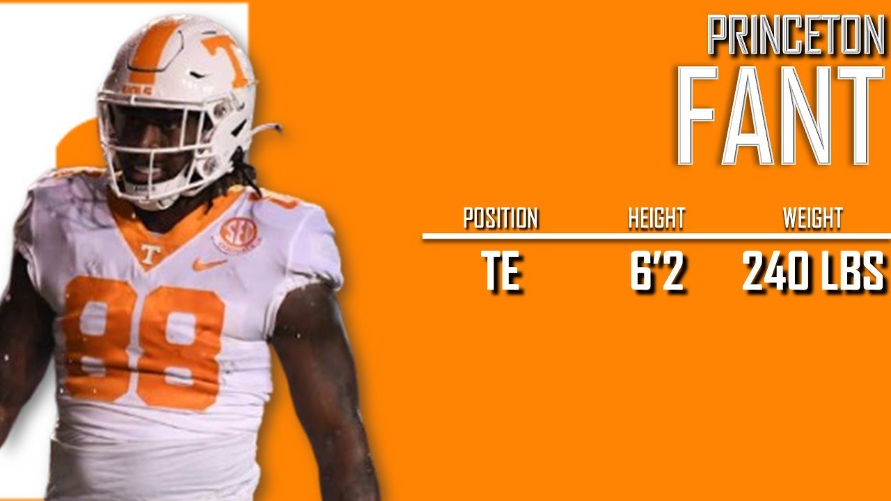 Princeton Fant | 𝟠𝟠 | Tennessee Volunteers TE - YouTube