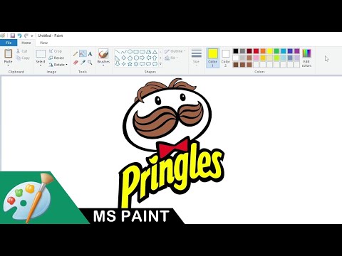 How to draw a Pringles logo - YouTube