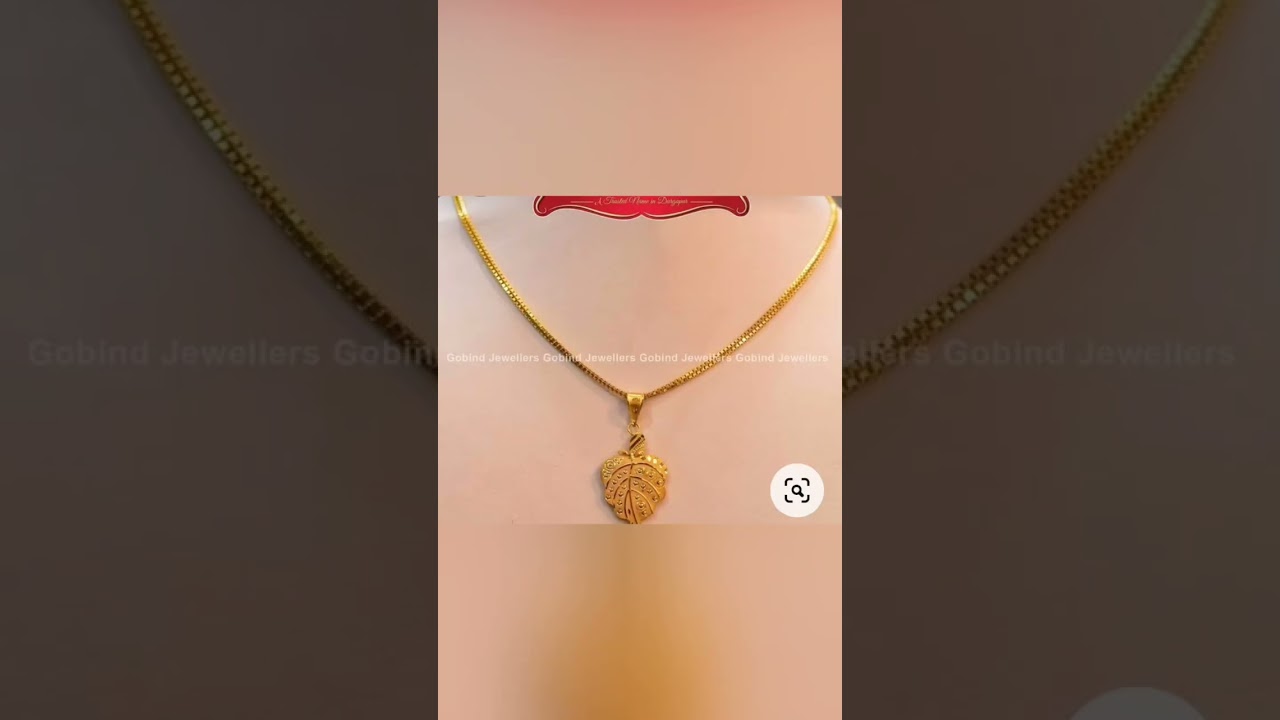 Sitara Yaseen inspired gold chain design's idia - YouTube