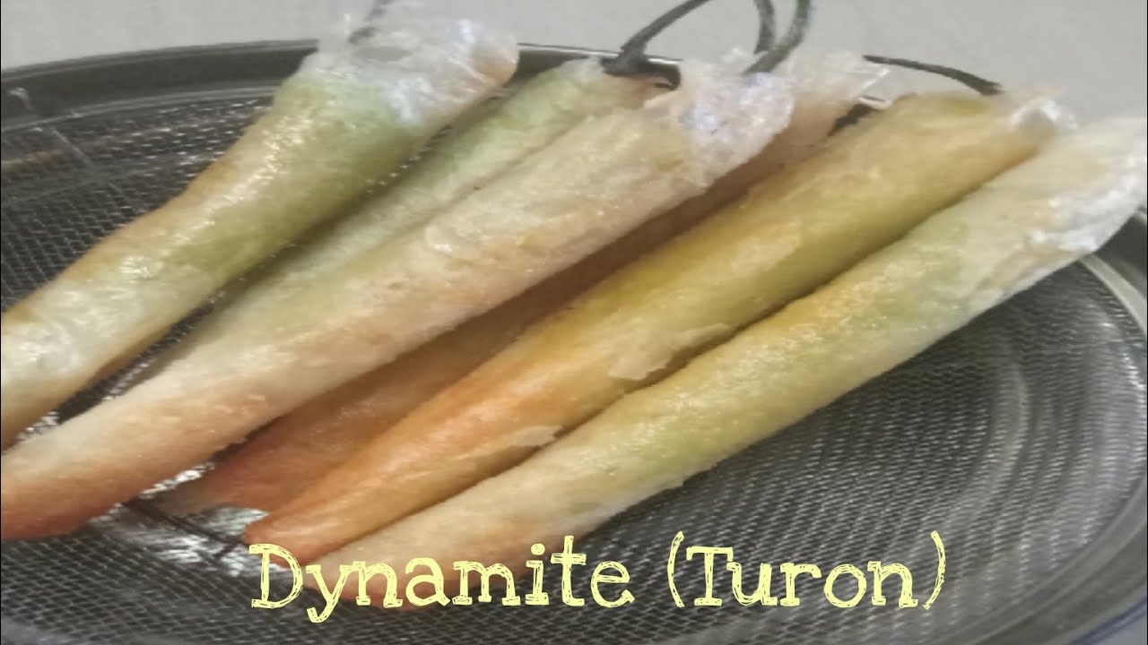 Dynamite Turon | fried dynamite turon yummy food. . . . - YouTube