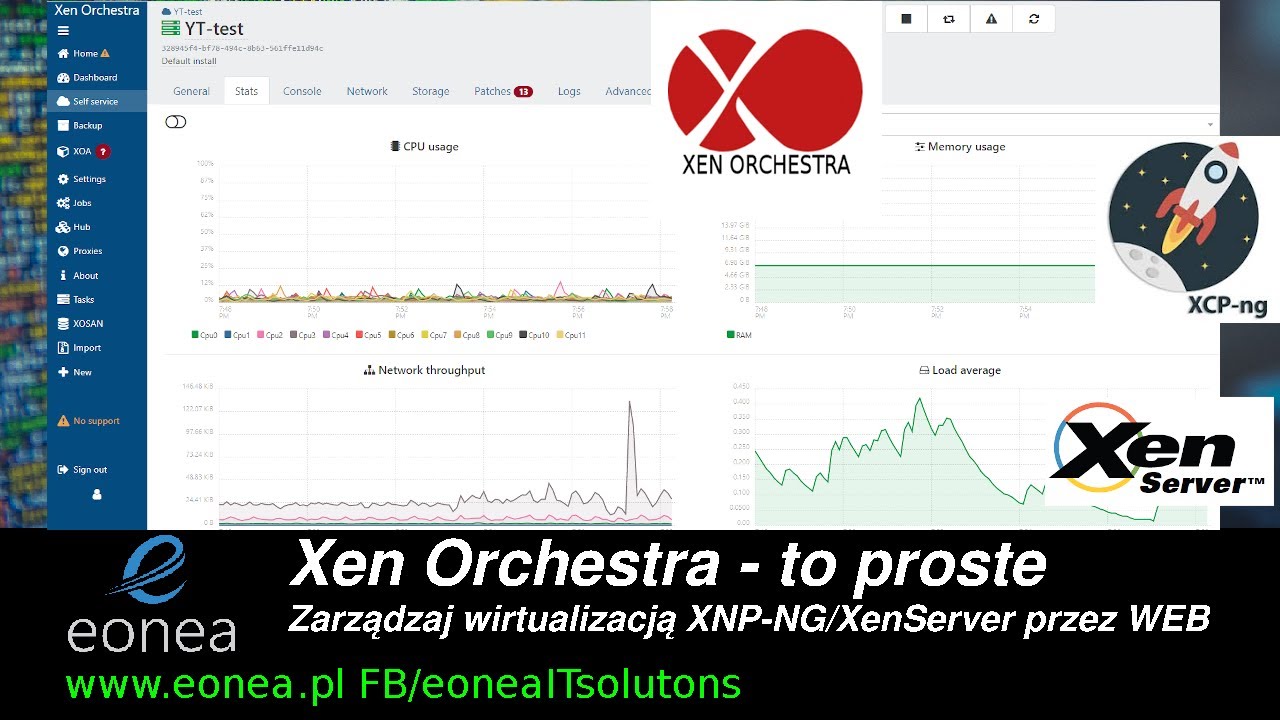 Xen Orchestra (XOA) - zarządzaj wirtualizacją - YouTube