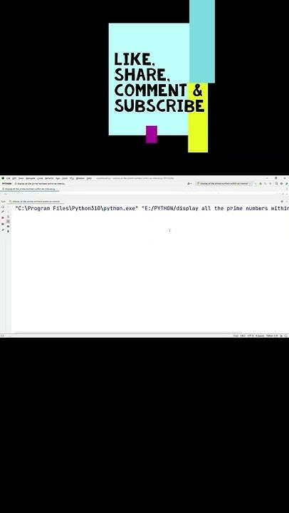 Python program to display all the prime numbers within an interval || # ...