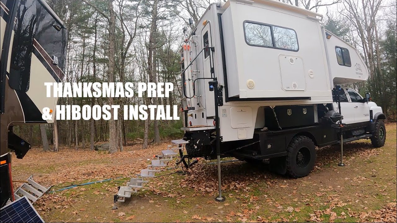 Thanksmas Prep and HiBoost RV Signal Boost Install on Truck Camper ...