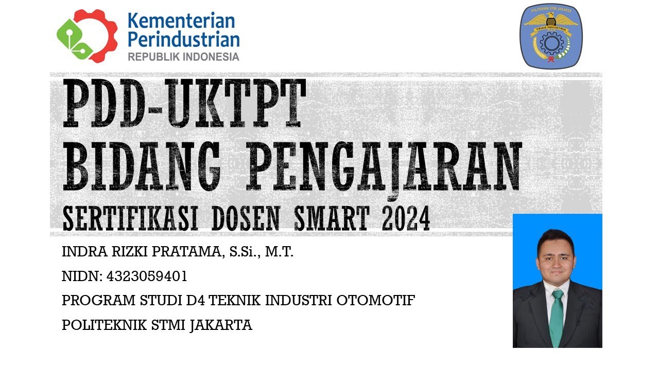 PDD - UKTPT - BIDANG PENGAJARAN - INDRA RIZKI PRATAMA - POLITEKNIK STMI ...