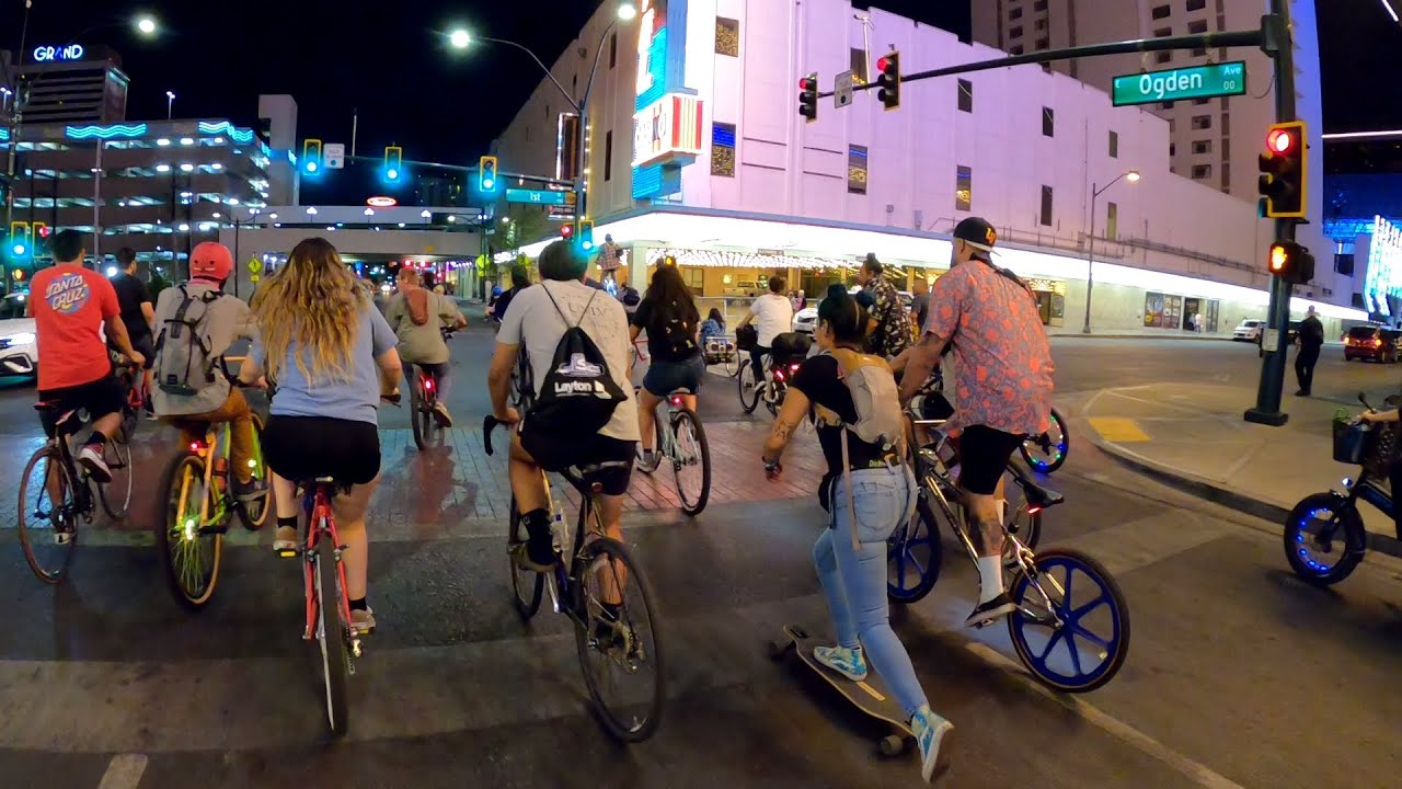 Hump Day Ride 4/26 ... #downtownlasvegas #humpdayride #unagi - YouTube
