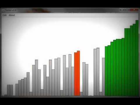 Bubble sort visualization using Java - YouTube