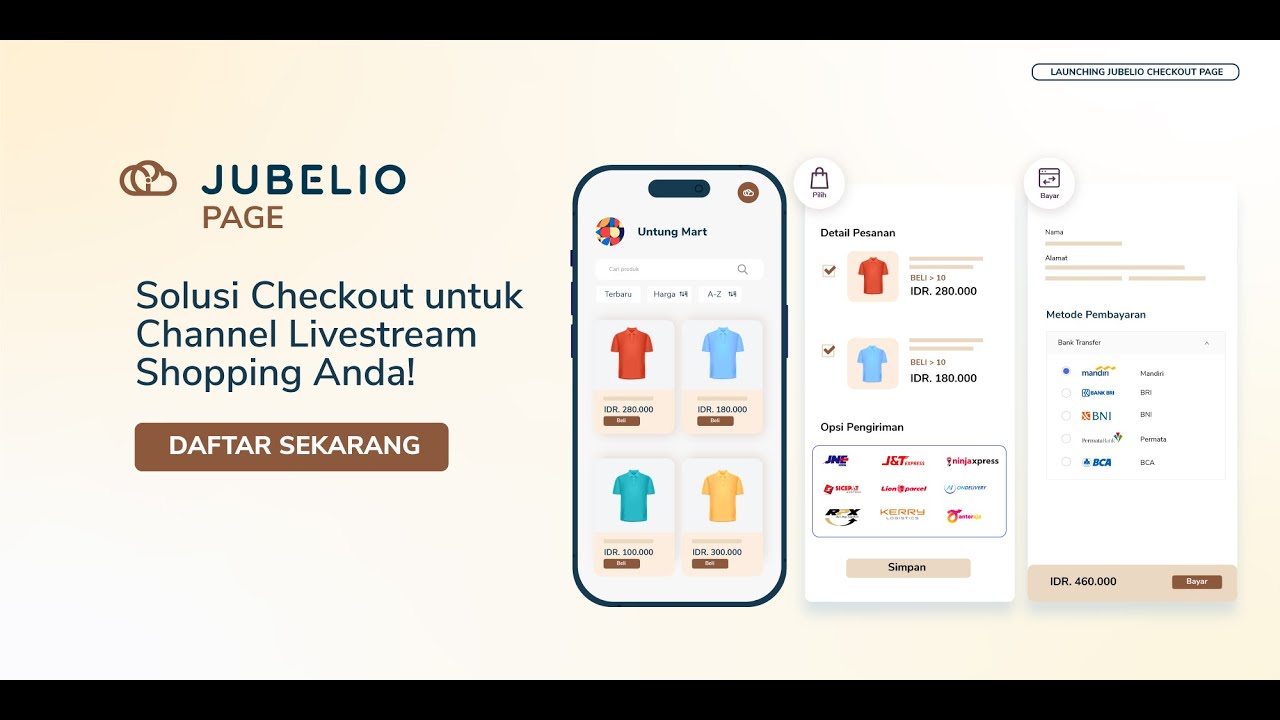 Jubelio Checkout Page - Fitur terbaru dari Jubelio Page - YouTube