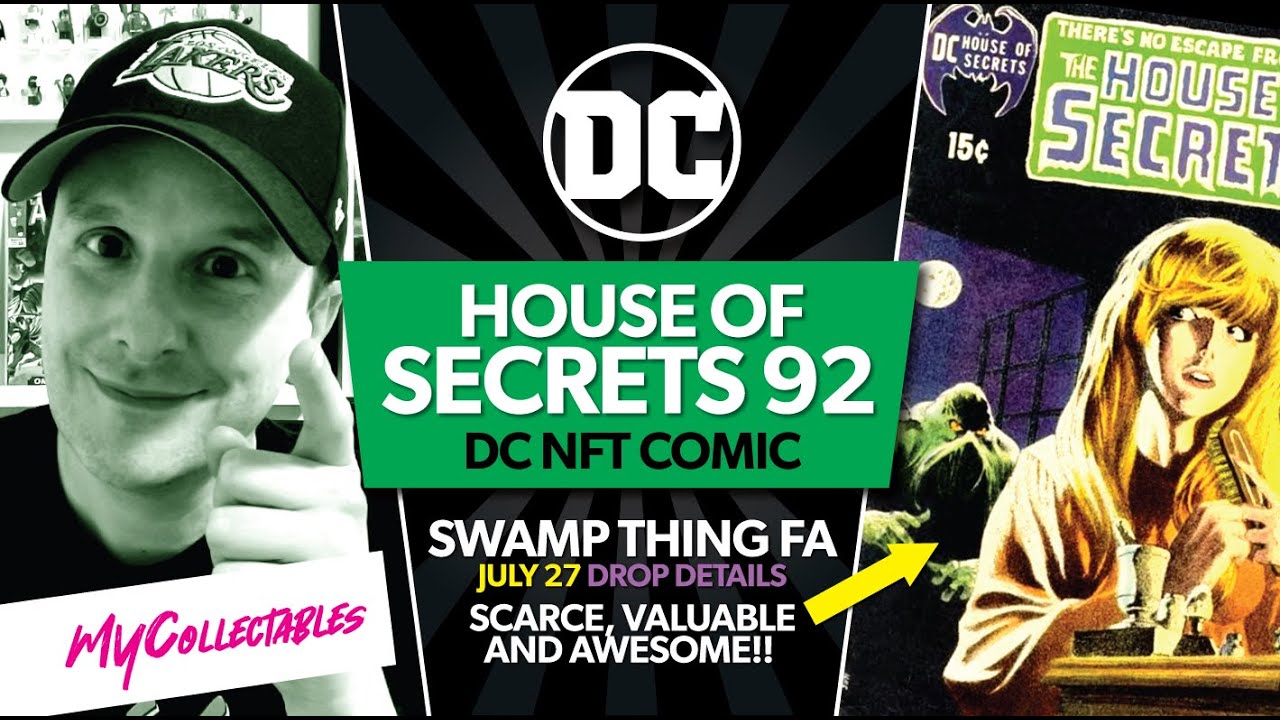 DC NFT House of Secrets Comic #92 Drop! Swamp Thing FA! Full Details ...