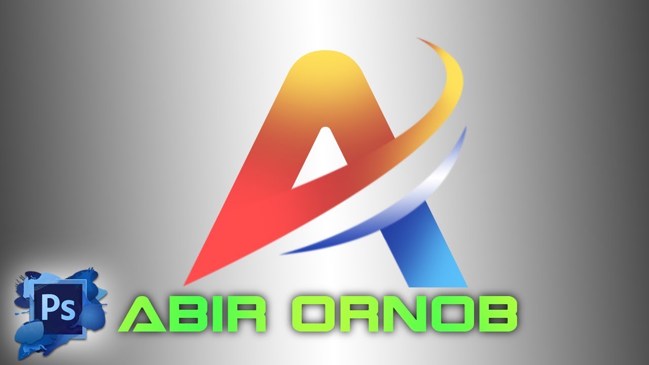 Tutorial Photoshop for Beginners | How to Create Simple Logo Design ...