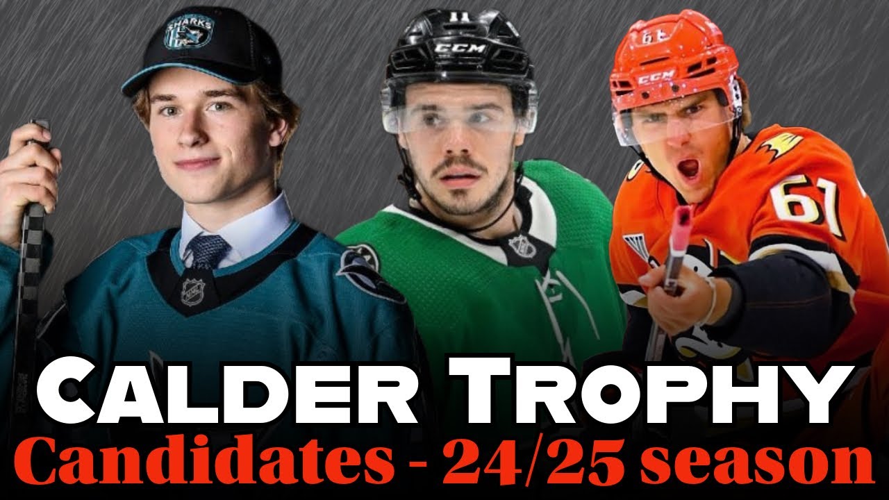 Calder Trophy Candidates For The 2024/25 NHL Season! - YouTube