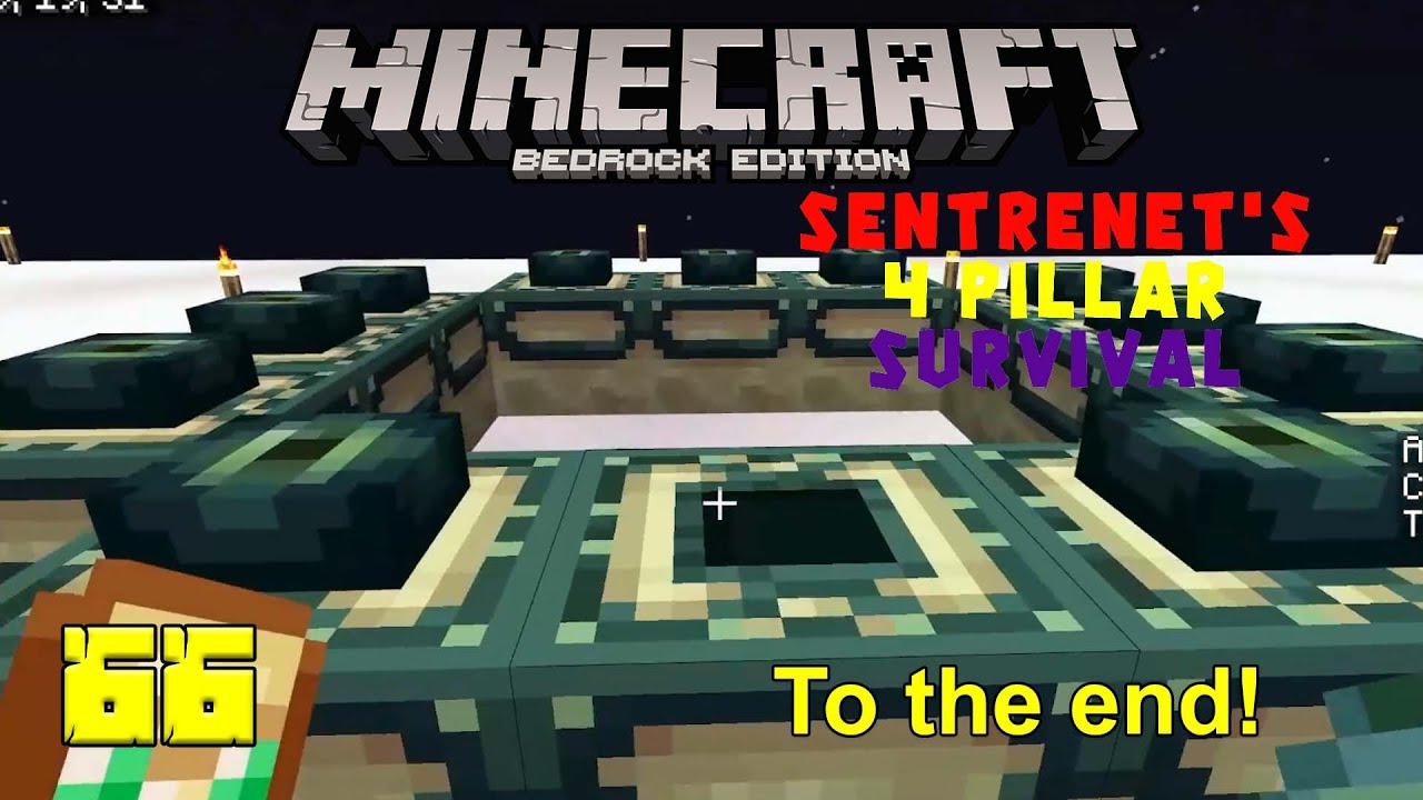 Making the End Portal! | 4 Pillar Survival with SentreNet: Ep 66 ...