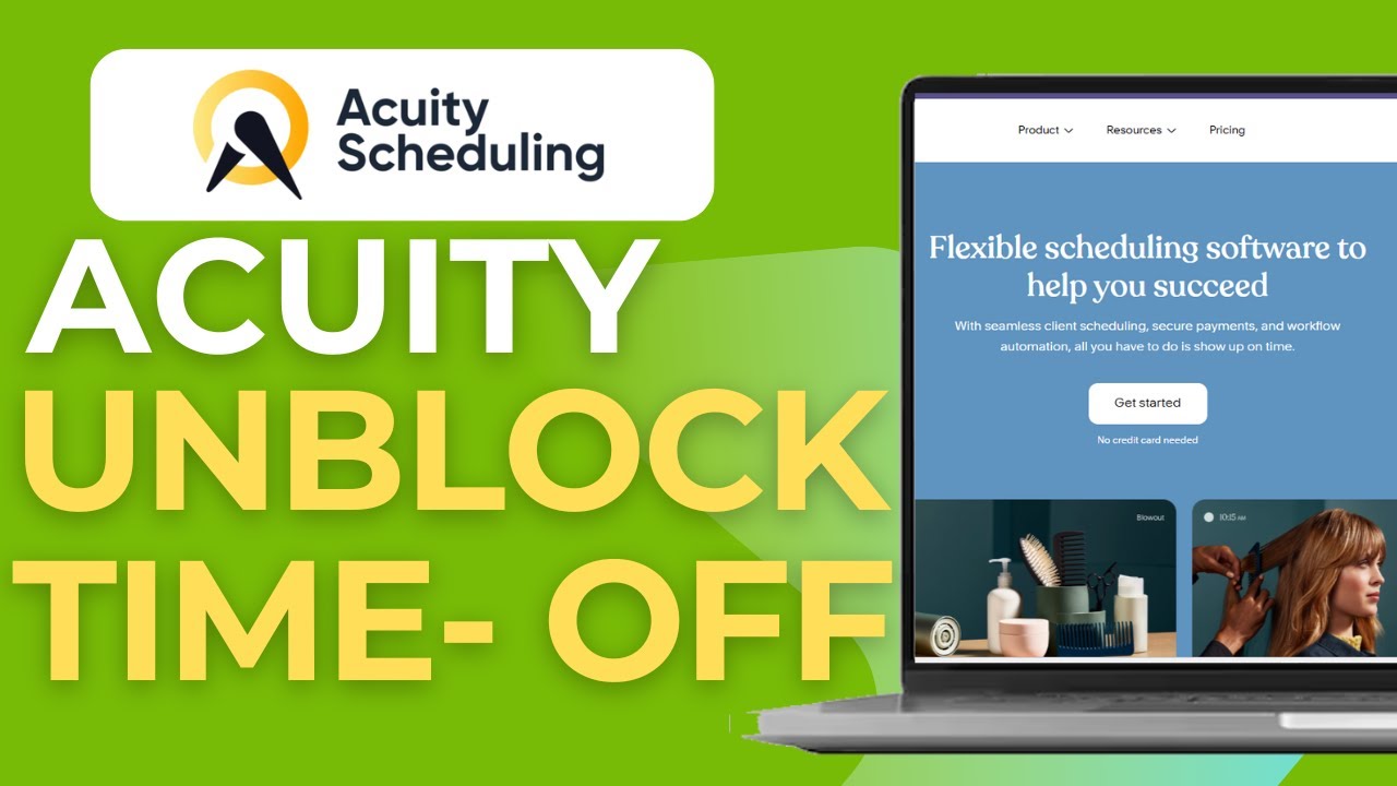 How to Unblock Time on Acuity Full 2025 Guide - YouTube