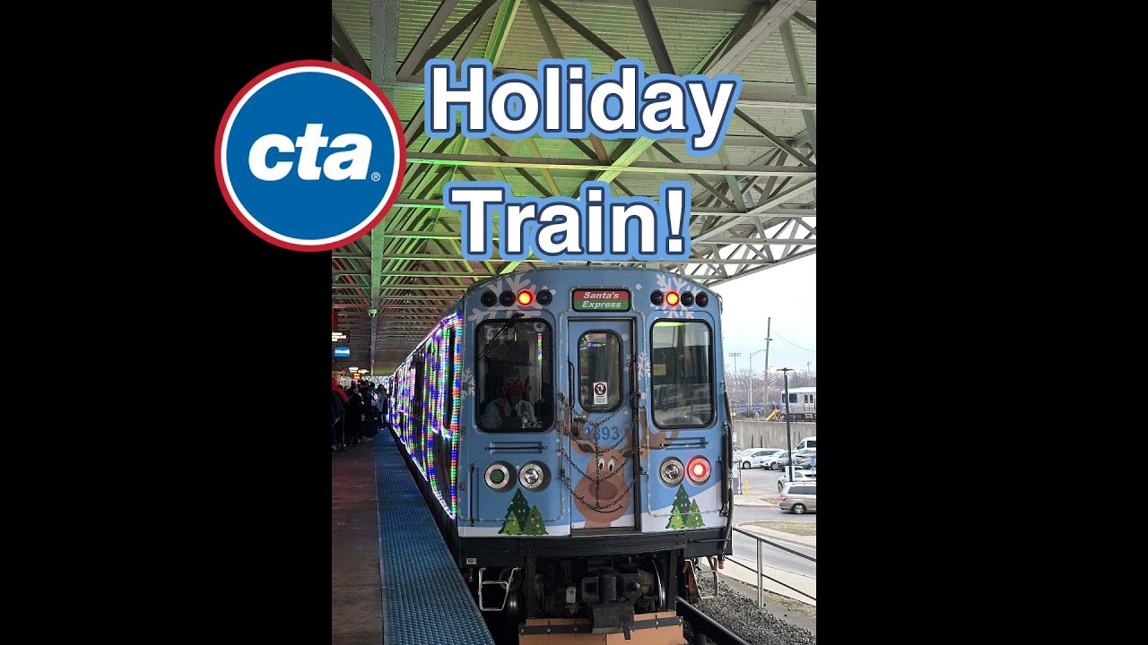 CTA Blue Line Holiday Train 2024 - YouTube