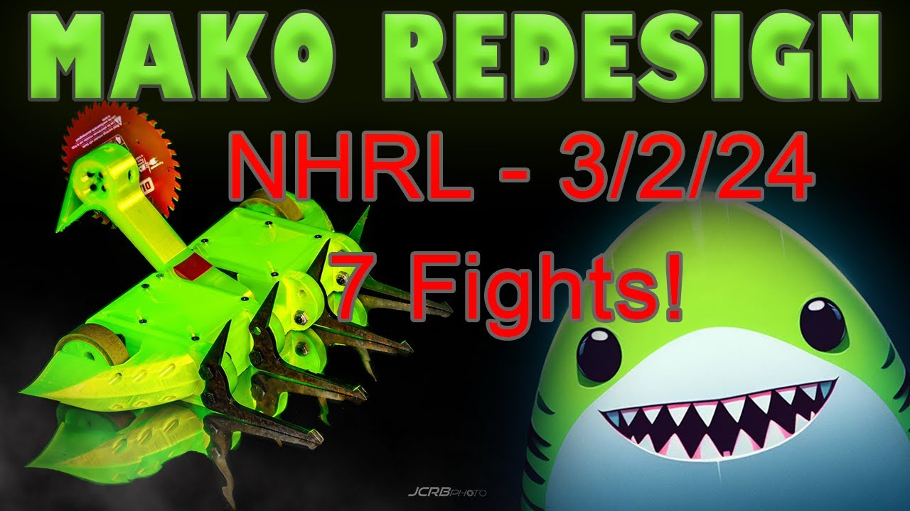 Mako Redesigned - 3 Lb Fighting Robot (NHRL 3/2/24) - YouTube