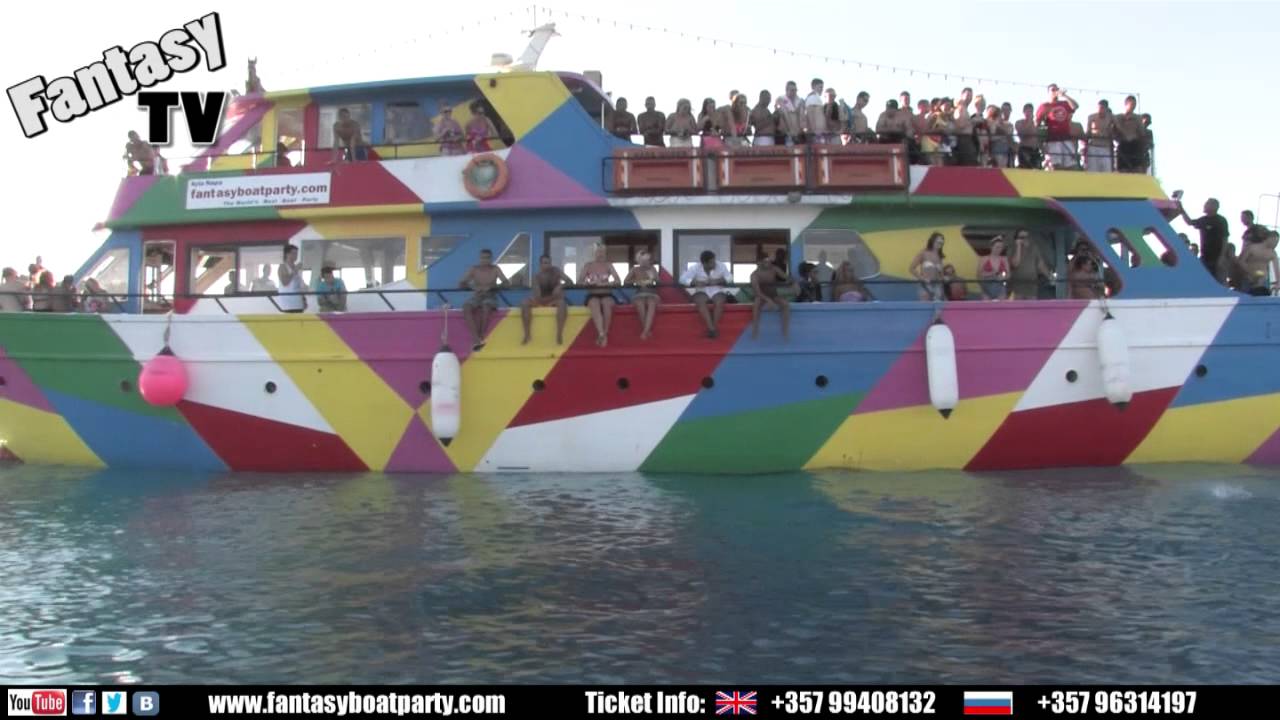 FANTASY BOAT PARTY AYIA NAPA CYPRUS SATURDAY 25TH AUGUST 2012 (17:00-21 ...