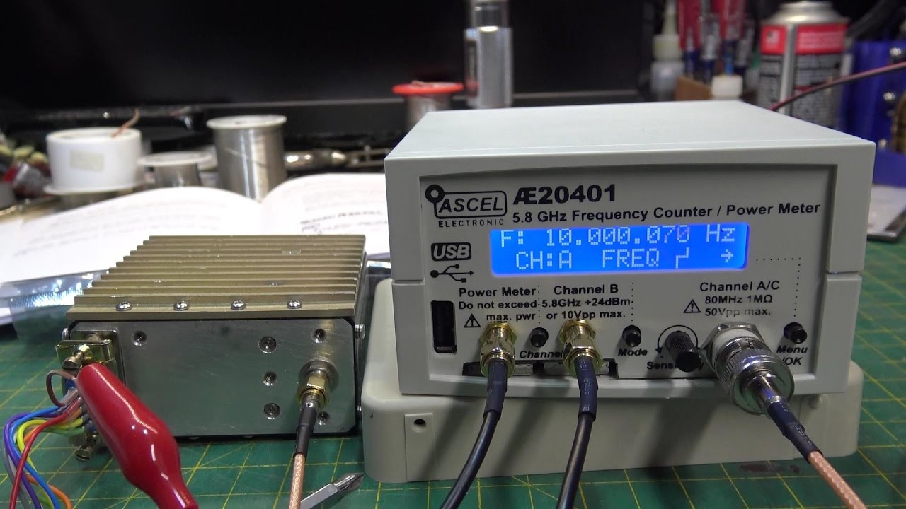 AE20401 Frequency Counter Kit Assembly Test & Review Part 1 - YouTube