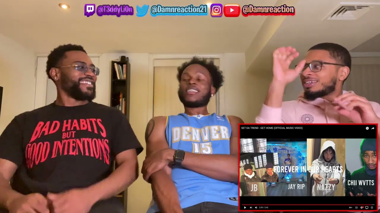 SET DA TREND "GET HOME" DAMN REACTION REACTION VIDEO, Is Setty Sign To ...