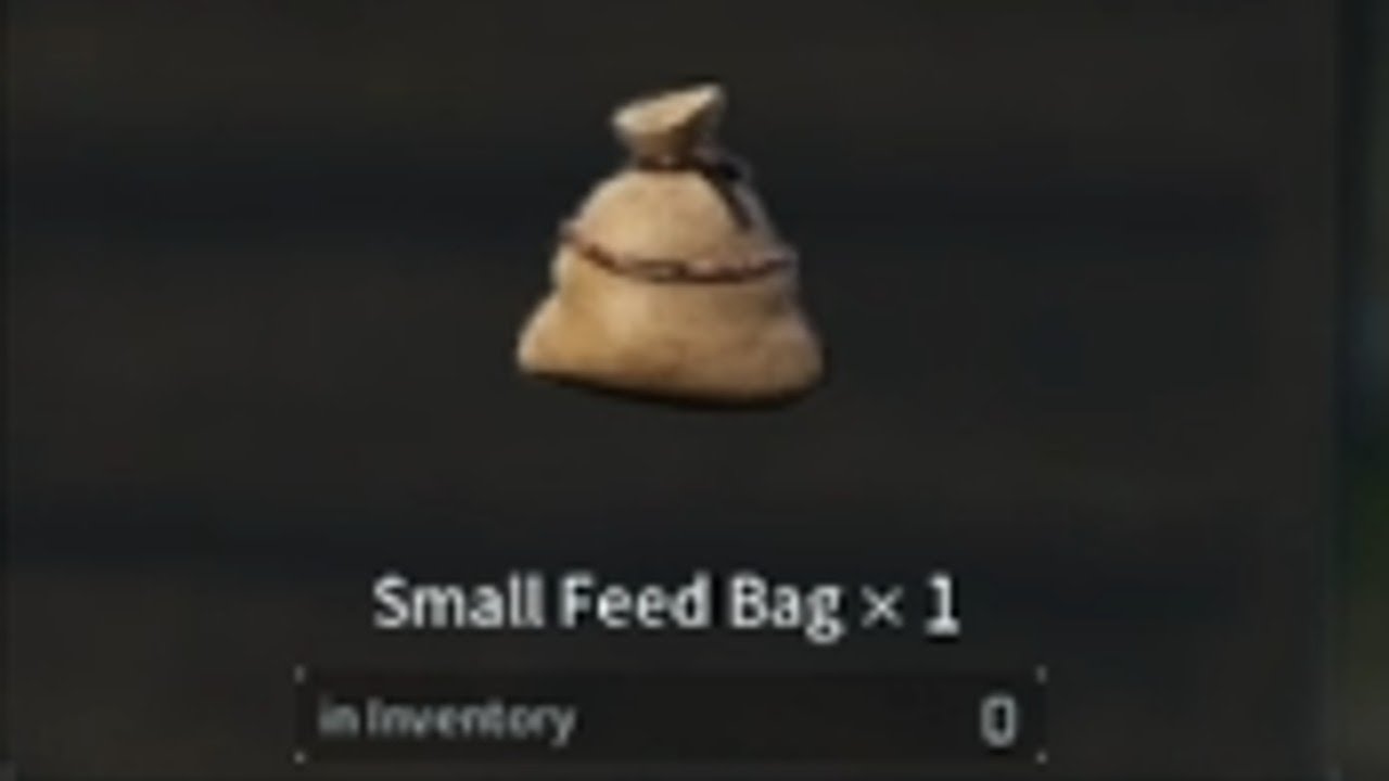 How to Make a Small Feed Bag in Palworld - YouTube