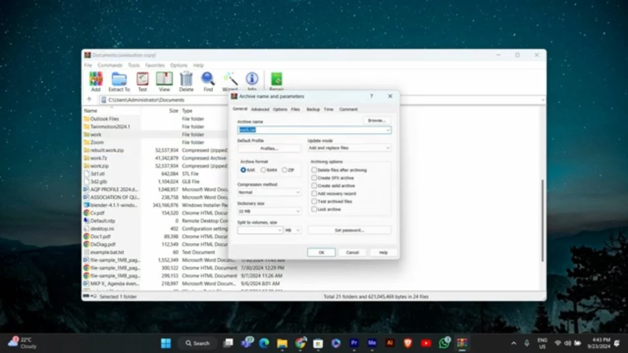 How To Highly Compress File Size using WinRAR (2025) - Quick Help - YouTube