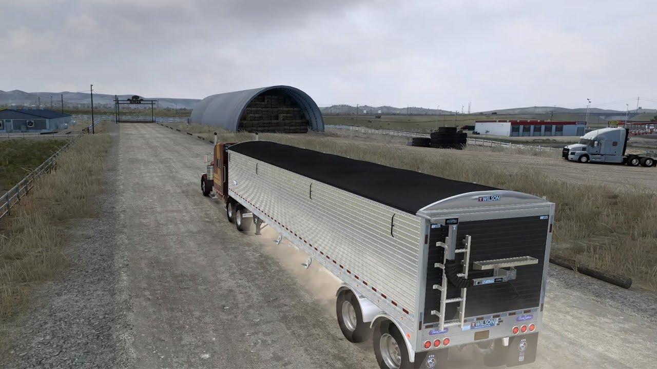Peterbilt 389 Wilson Grain Hopper Trailers in American Truck Simulator ...