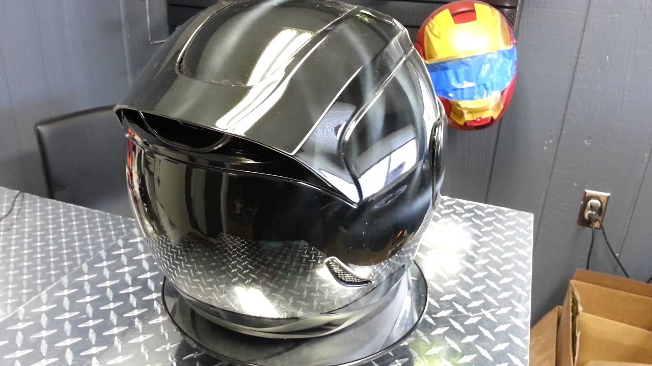 Custom painted Grim Reaper helmet icon airmada - YouTube