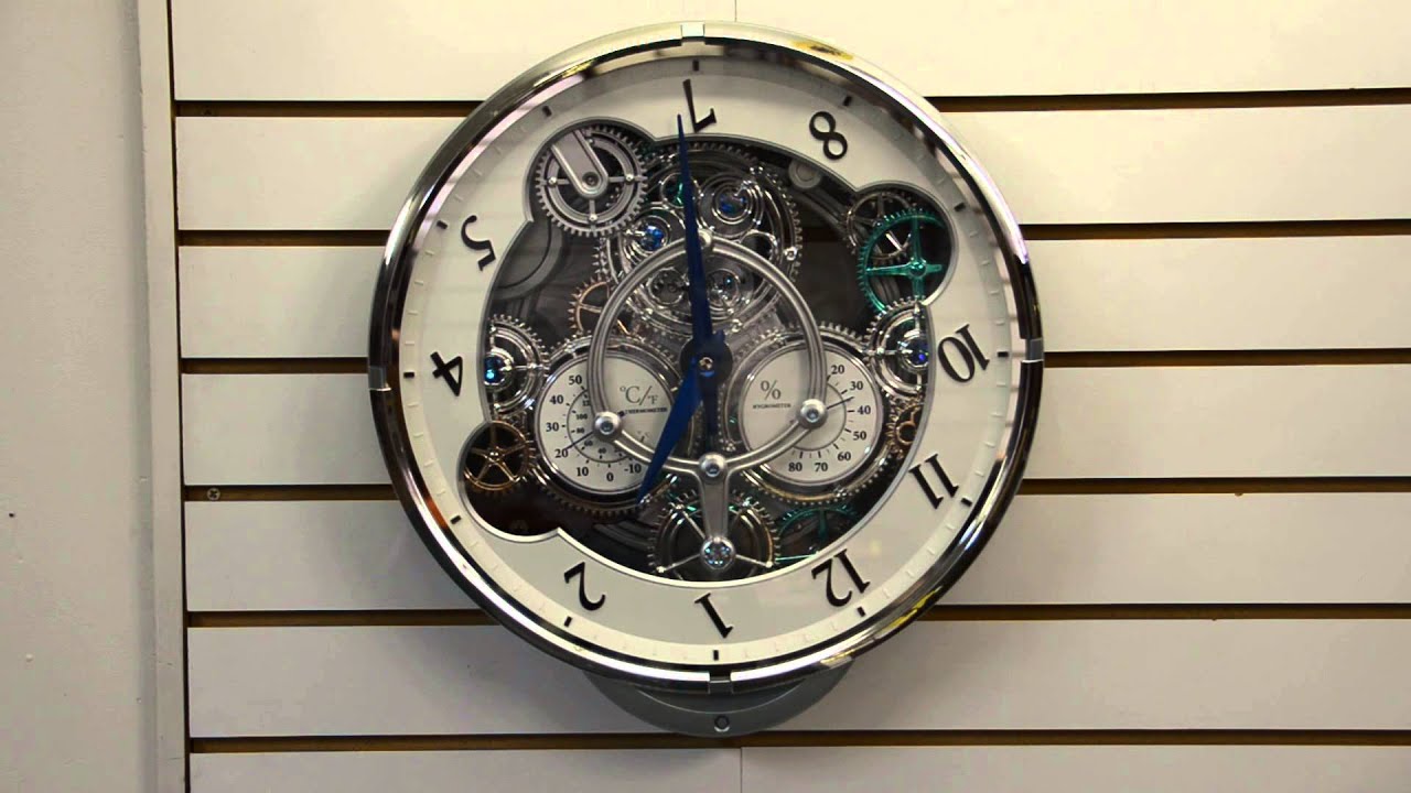 Rhythm Gizmo magic motion clock 4MH886WD05 - YouTube