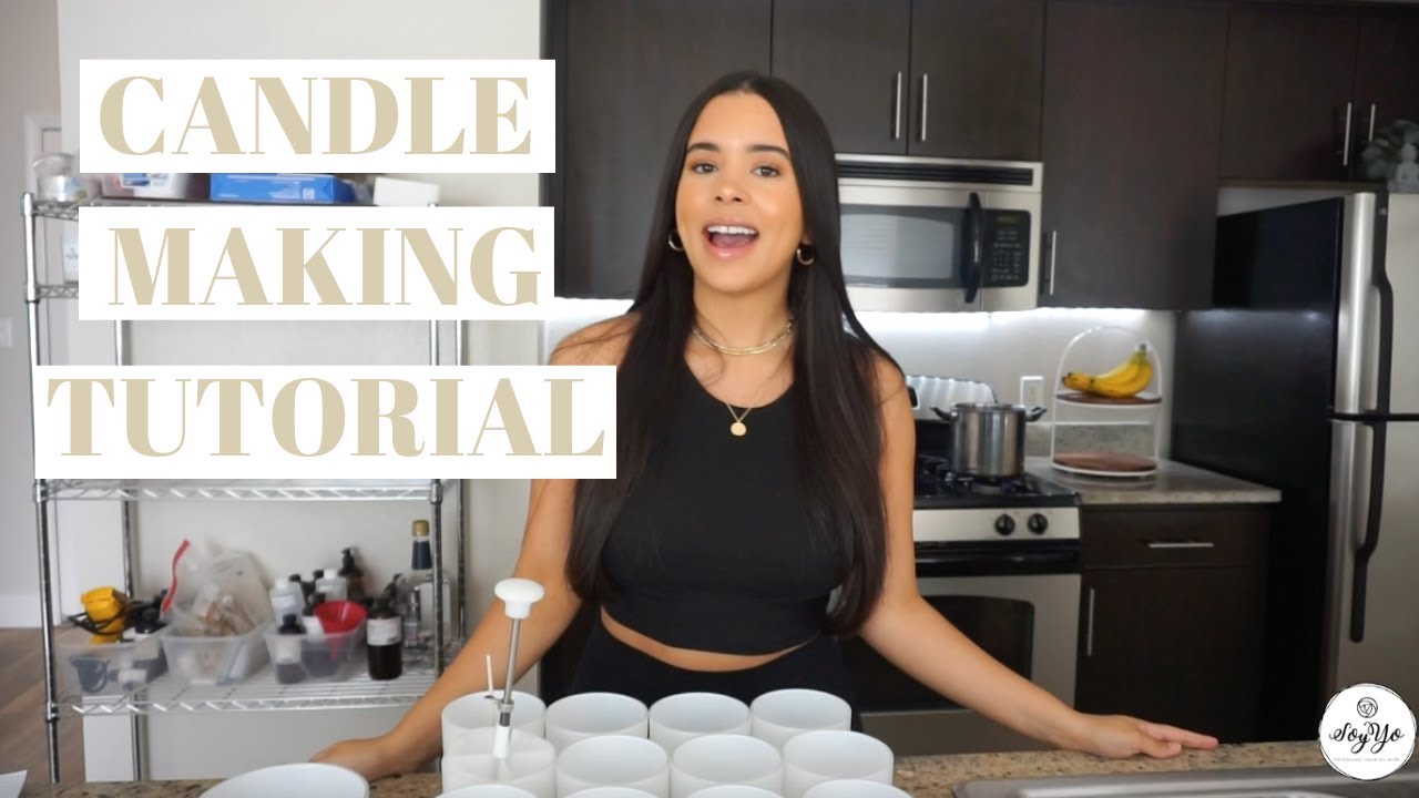 Step by Step Candle making tutorial | Giveaway! - YouTube