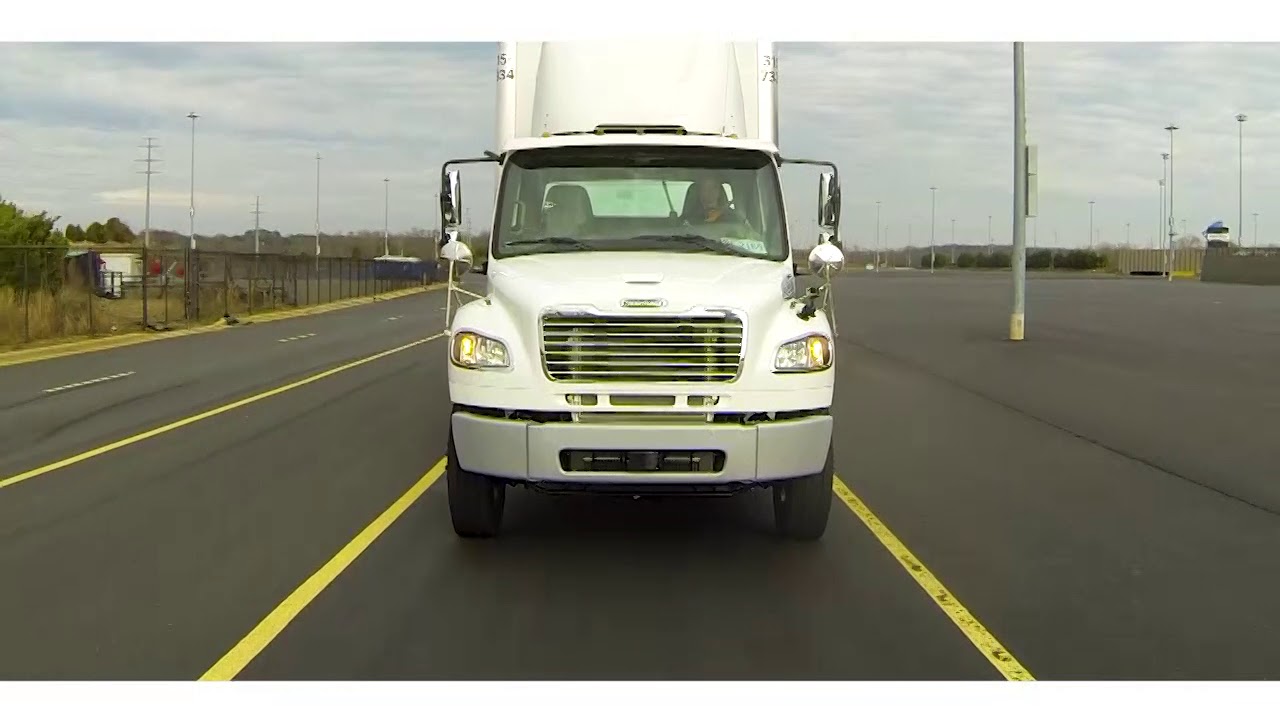 Wabco Collision Mitigation Stationary Object - YouTube