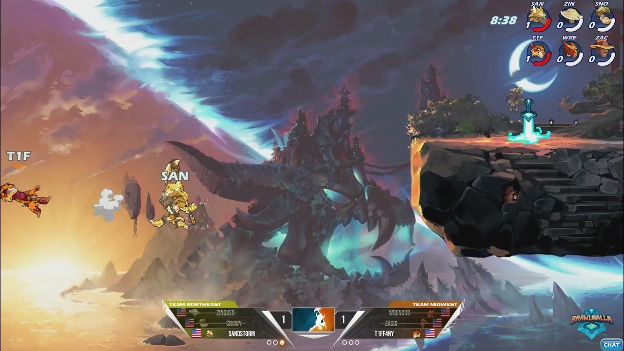 Sandstorm vs 5 stocks - YouTube