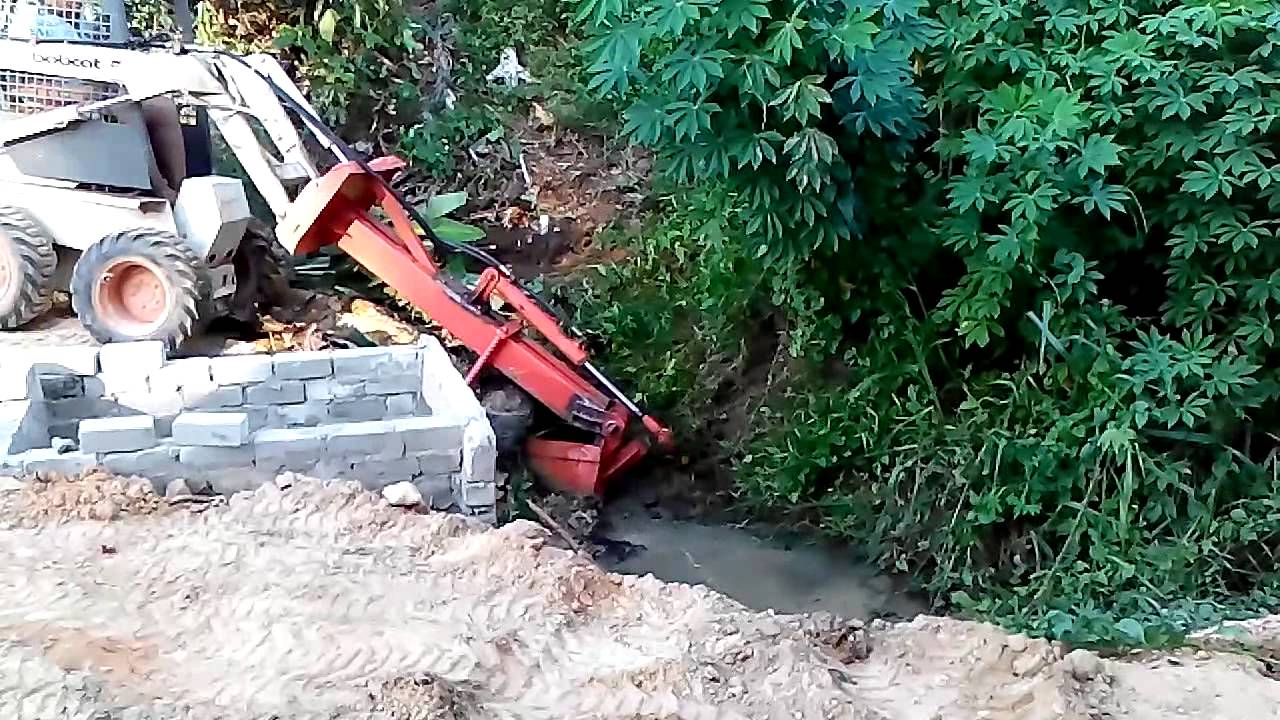 Testing my homemade backhoe.. - YouTube